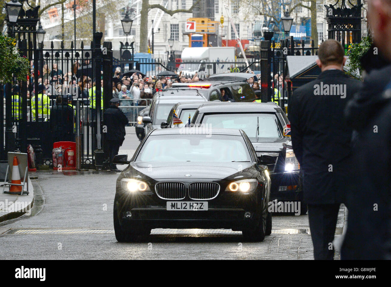 President Obama visit to UK Stock Photo - Alamy