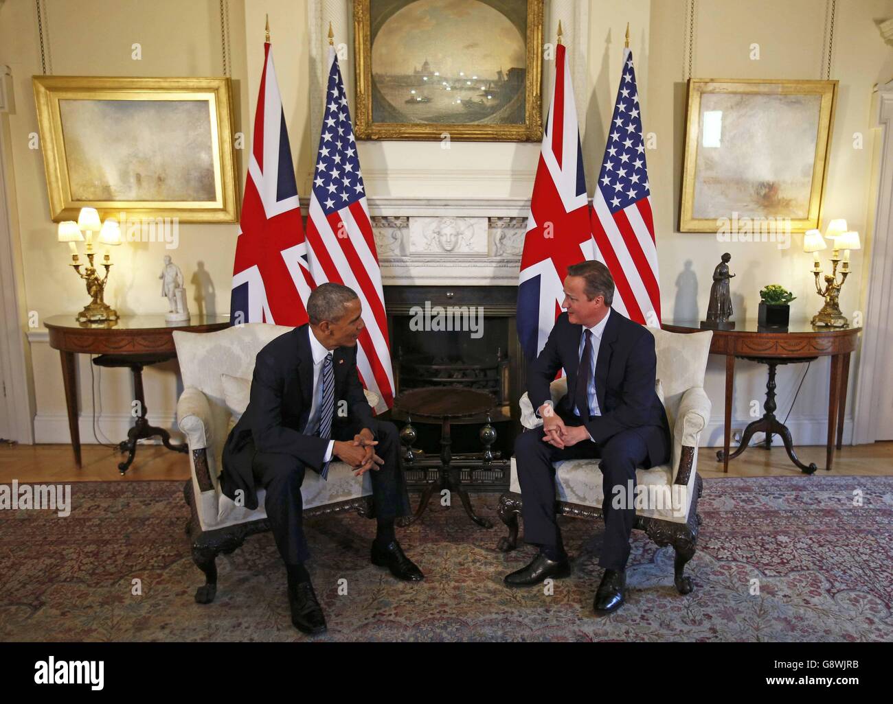 President Obama visit to UK Stock Photo - Alamy