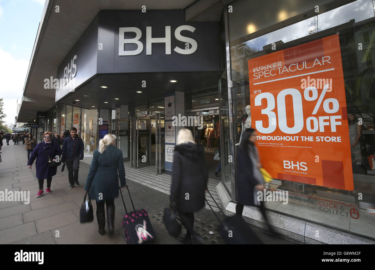 British Home Stores in administration Stock Photo - Alamy