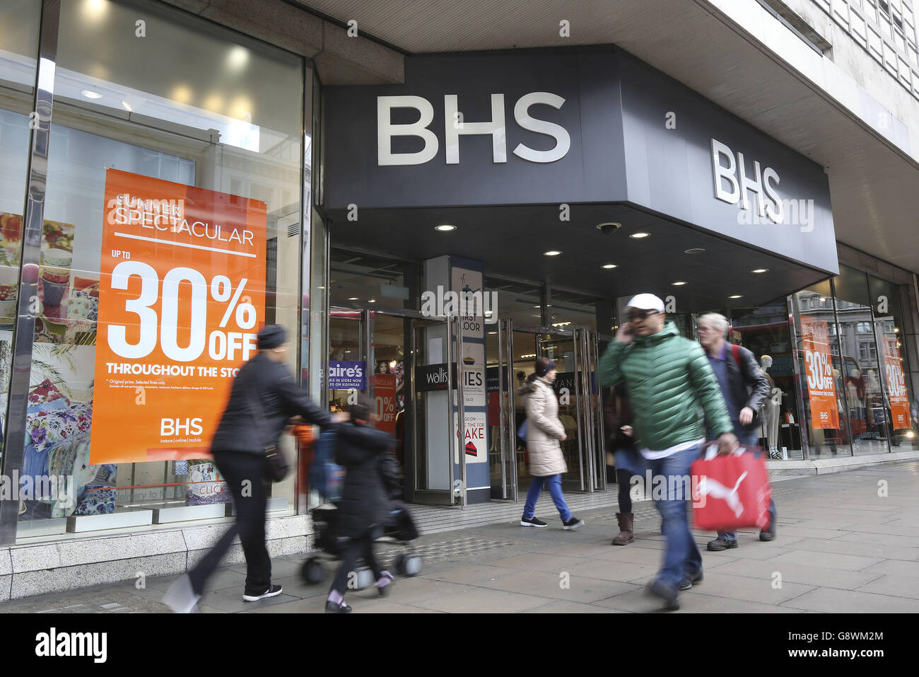 Bhs store on oxford street hi-res stock photography and images - Alamy