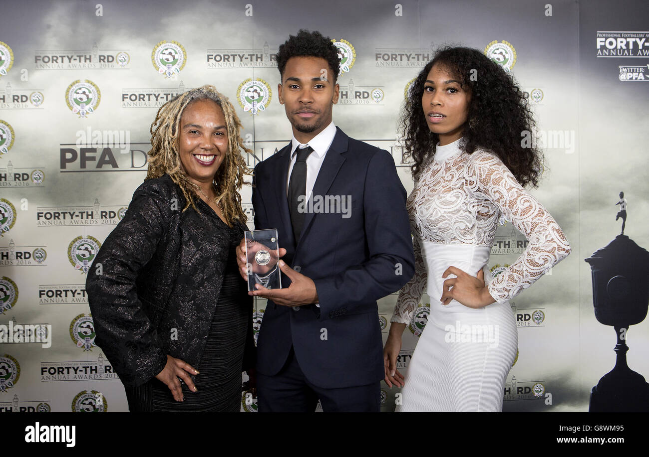 Walsall's Rico Henry with his PFA League One Team of the Year Award ...