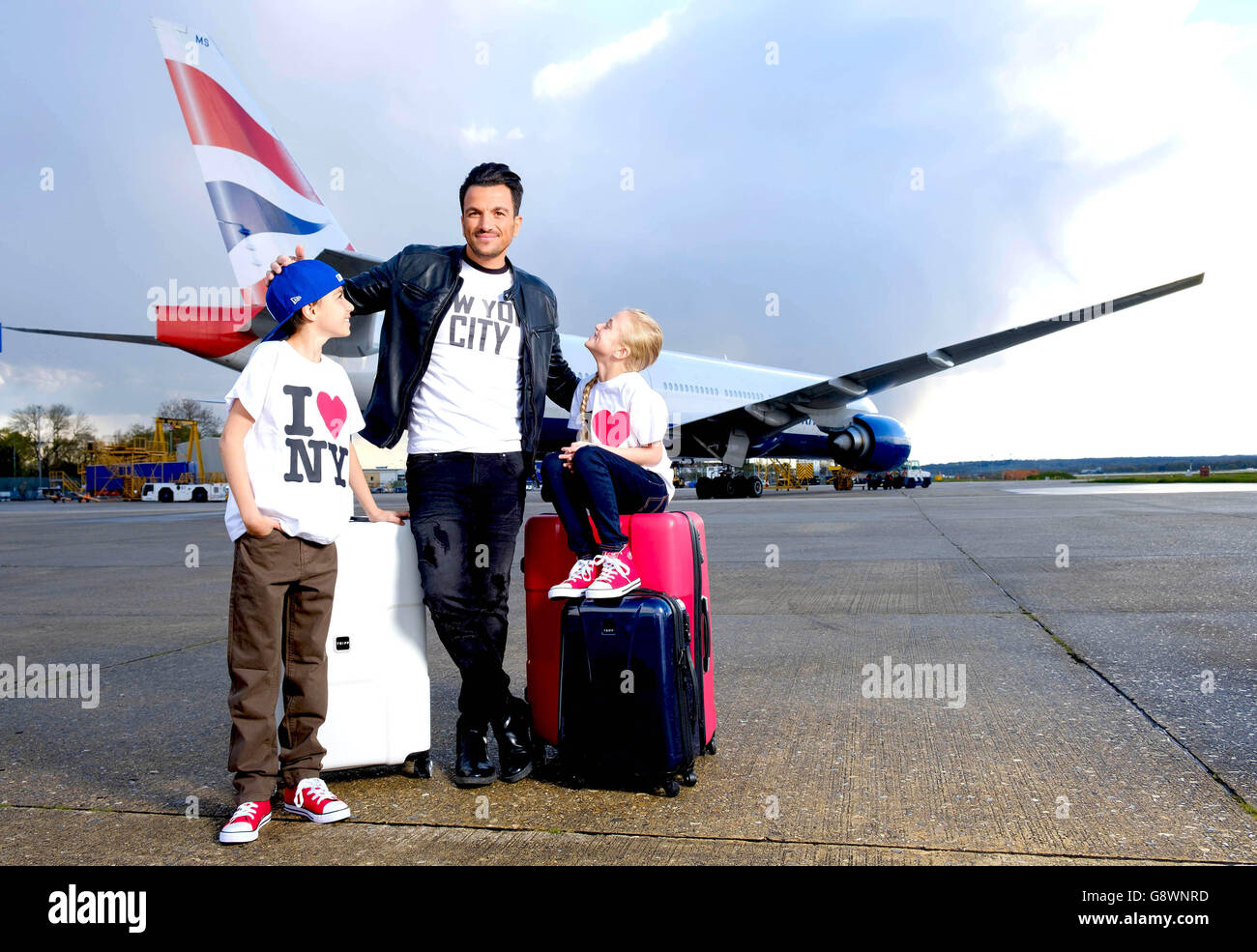 Peter Andre launches British Airways -London Gatwick to New York, JFK ...