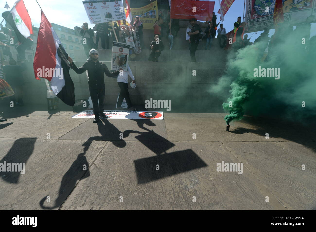 May day rally mark international day honouring workers hi-res stock ...