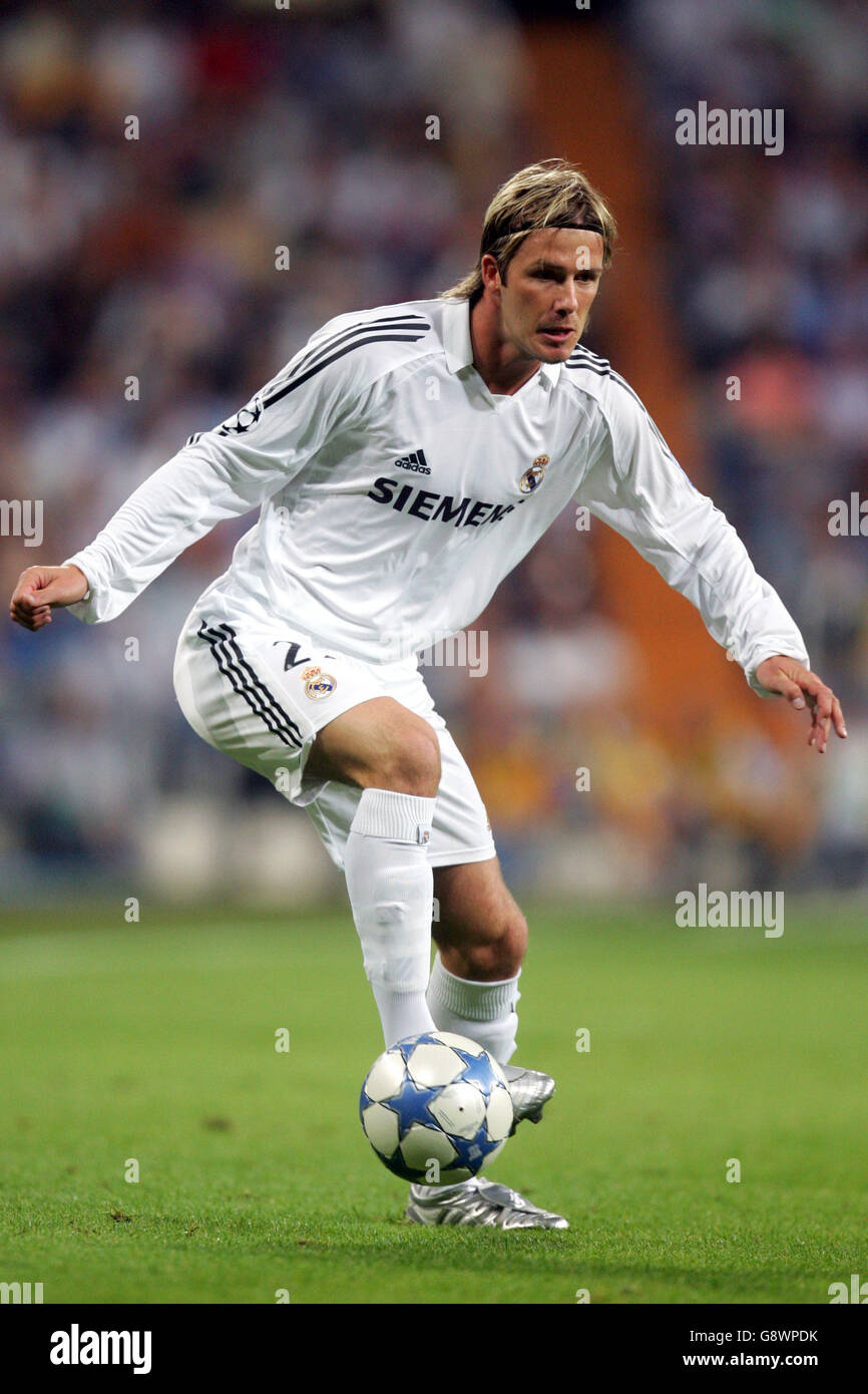 David beckham real madrid hi-res stock photography and images - Alamy