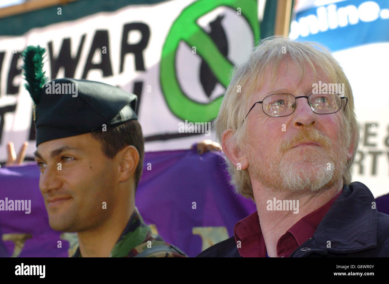Peter Brierley (right), the father of Sean Brierley who was killed ...