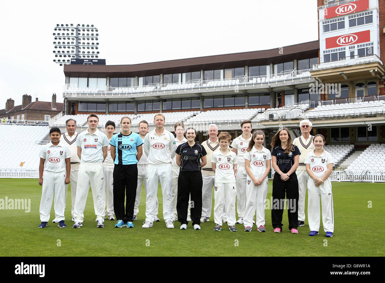 Cricket - Surrey CCC Media Day - The Kia Oval Stock Photo - Alamy