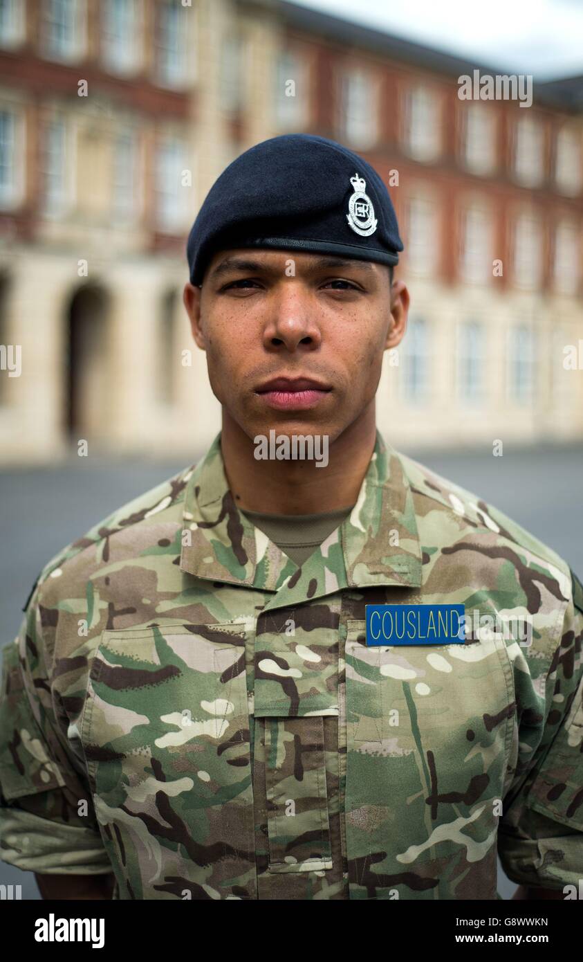 Sandhurst top recruit Stock Photo - Alamy