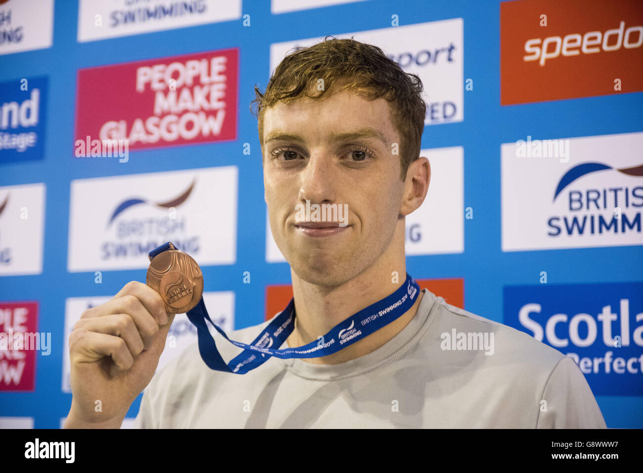 Dan Wallace wins bronze in the Men's open 400m IM final during day ...