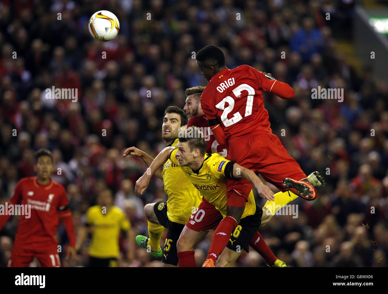 Liverpool v Borussia Dortmund - UEFA Europa League - Quarter Final ...