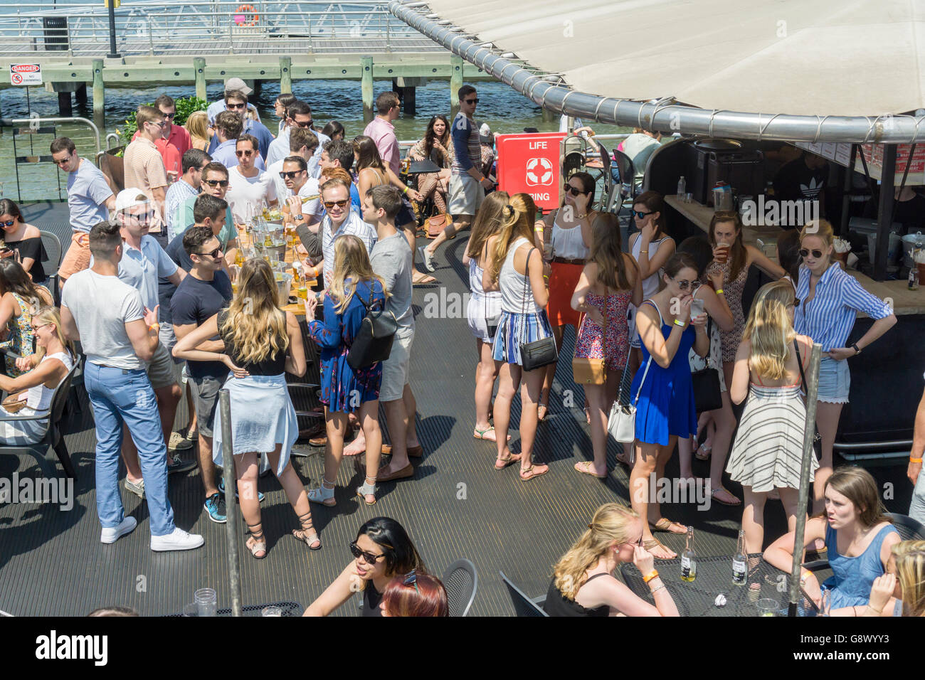 Hordes of millennials congregate at the 66 Maritime bar and restaurant ...