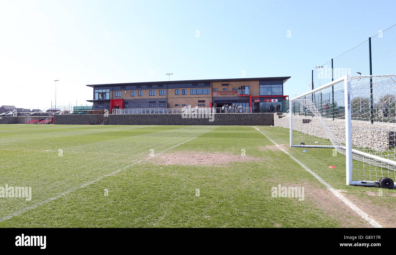 Fleetwood Town Training Ground Opening Stock Photo - Alamy