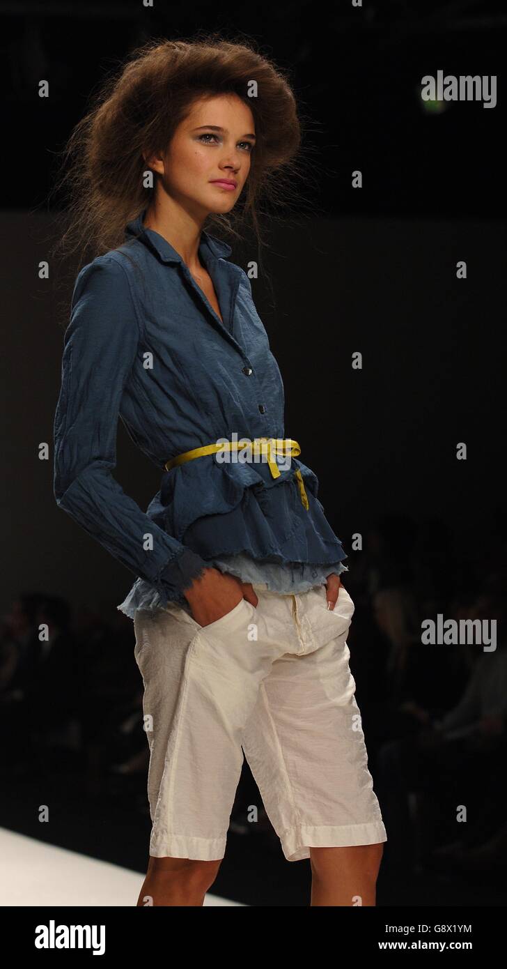 London Fashion Week - BFC Tent Stock Photo - Alamy