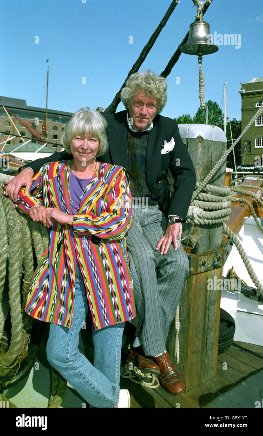 'The Onedin Line' Video Launch - St Katherine's Dock Stock Photo - Alamy