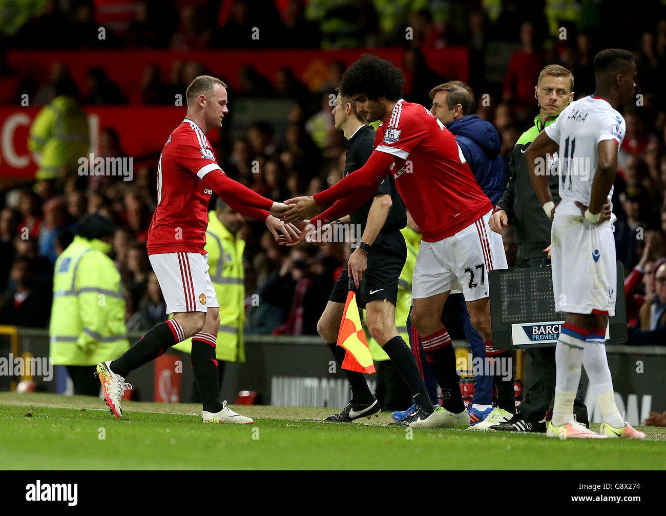 Manchester United v Crystal Palace - Barclays Premier League - Old Trafford Stock Photo - Alamy