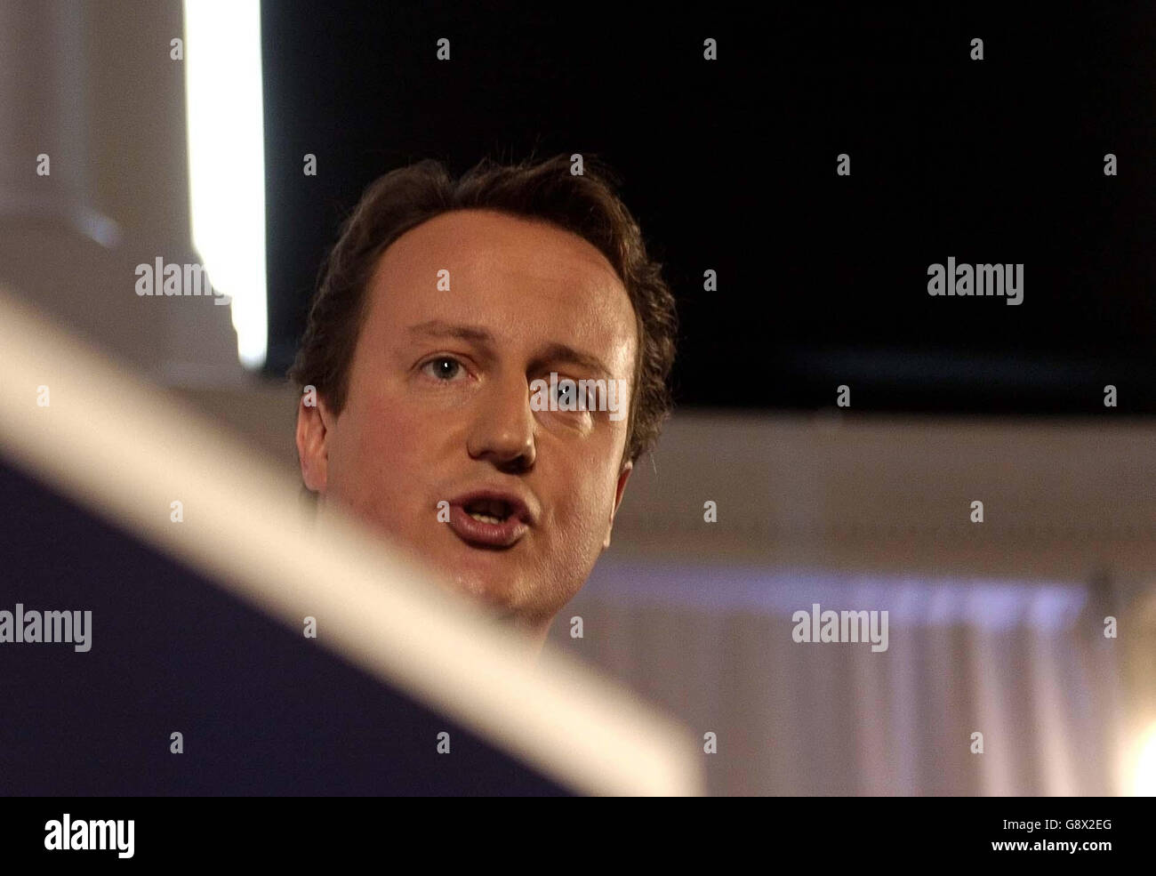 Shadow education secretary David Cameron launches his campaign in ...