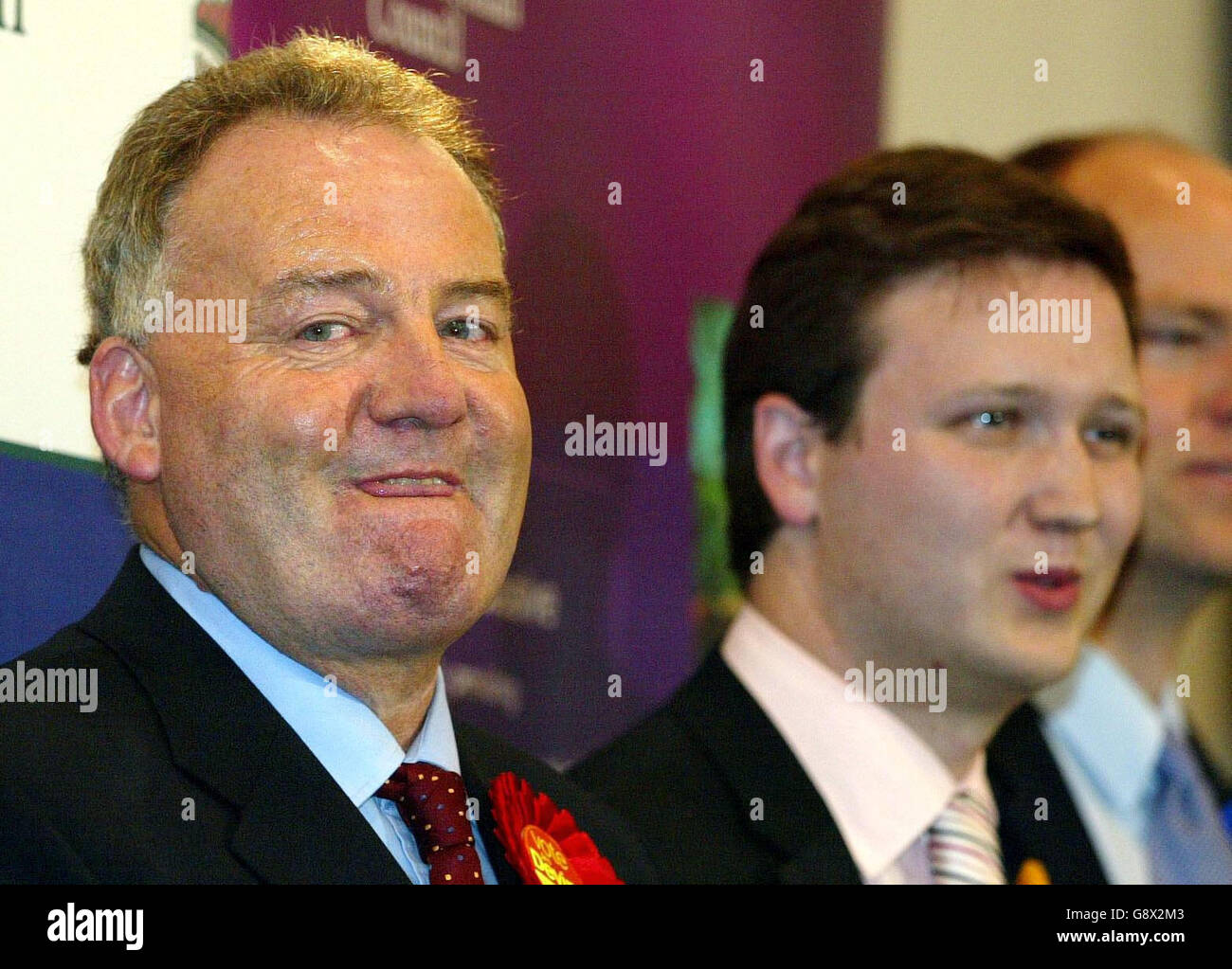 Jim Devine after being elected the Member of Parliament for Livingston ...