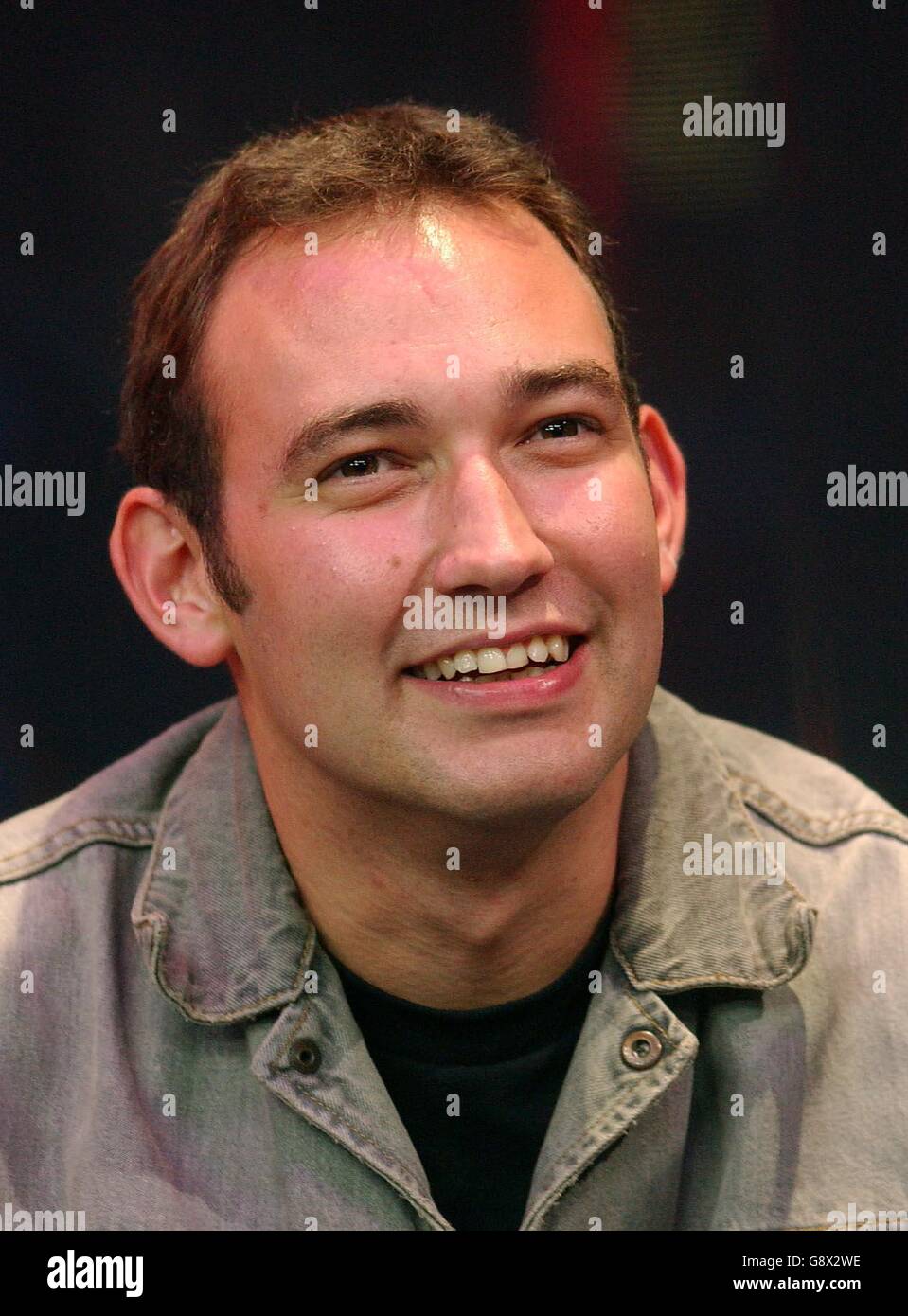 MTV's TRL - Total Request Live - Leicester Square. Ben Byrne from Starsailor makes a guest ...