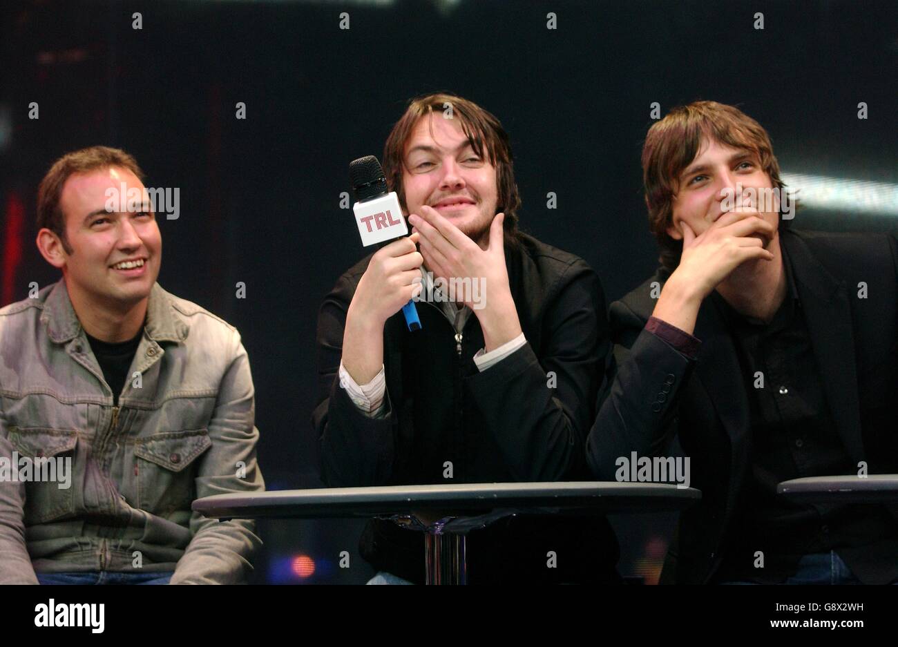 MTV's TRL - Total Request Live - Leicester Square. Starsailor make a ...