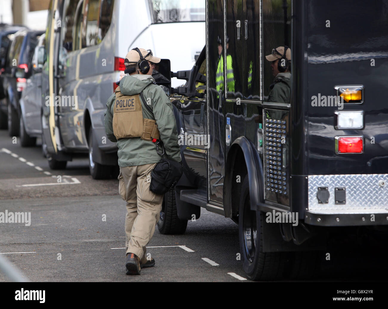 Us Secret Service Motorcade High Resolution Stock Photography and ...