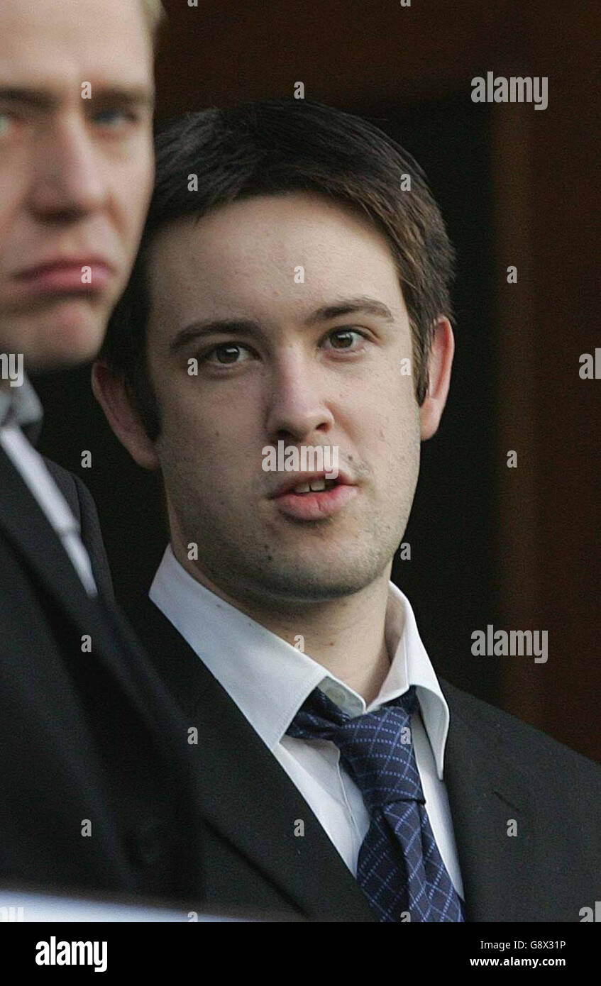 Computer hacker Andrew Harvey, 23, arrives at Newcastle Crown Court ...