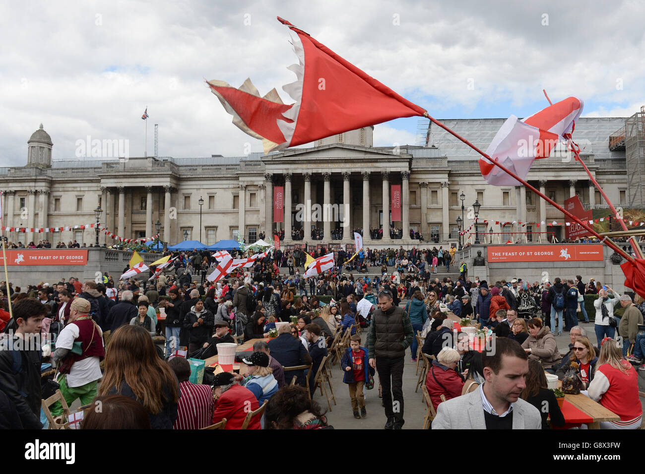 St George's Day celebrations Stock Photo - Alamy