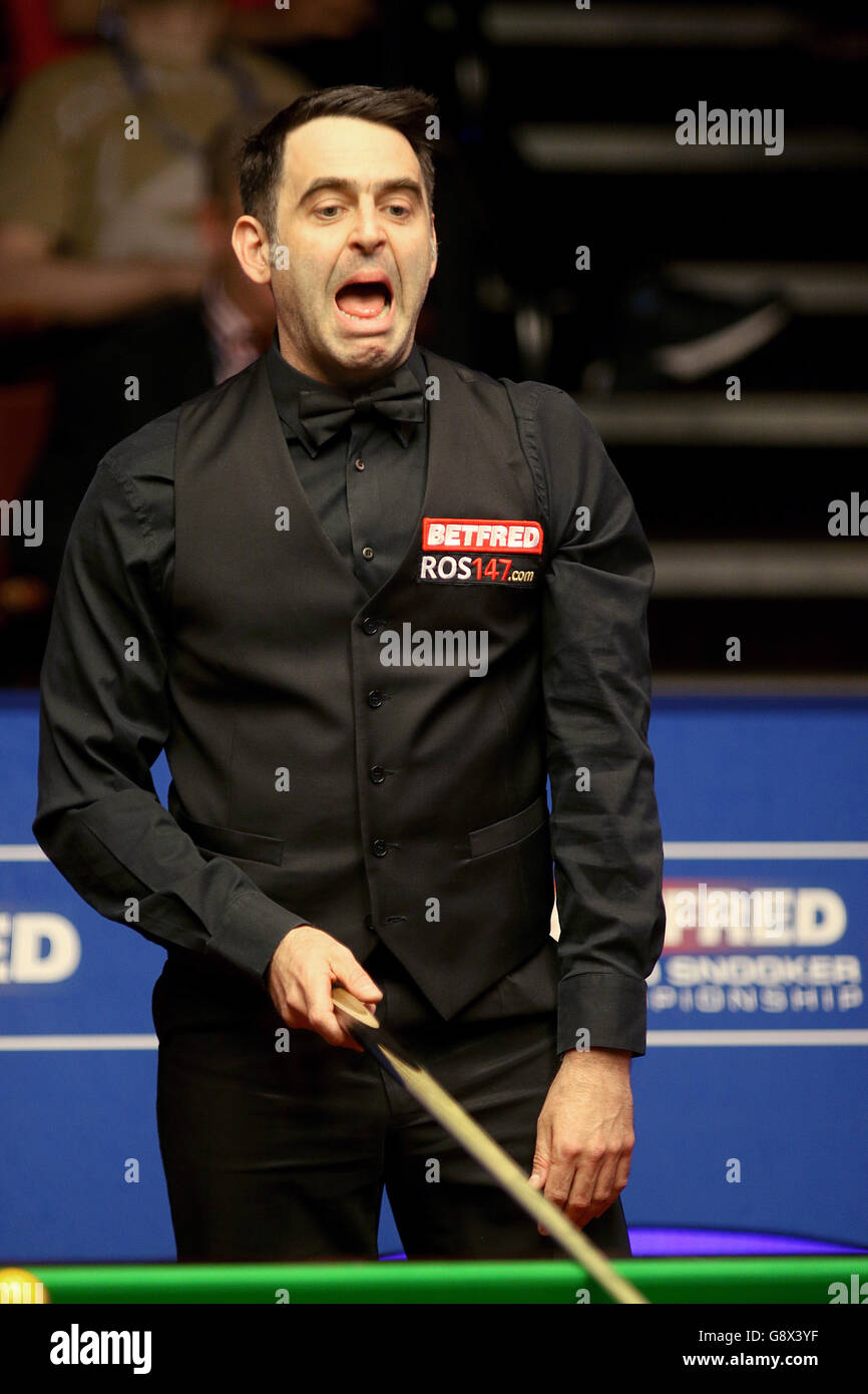 Betfred Snooker World Championship 2016 - Day Nine - Crucible Theatre ...