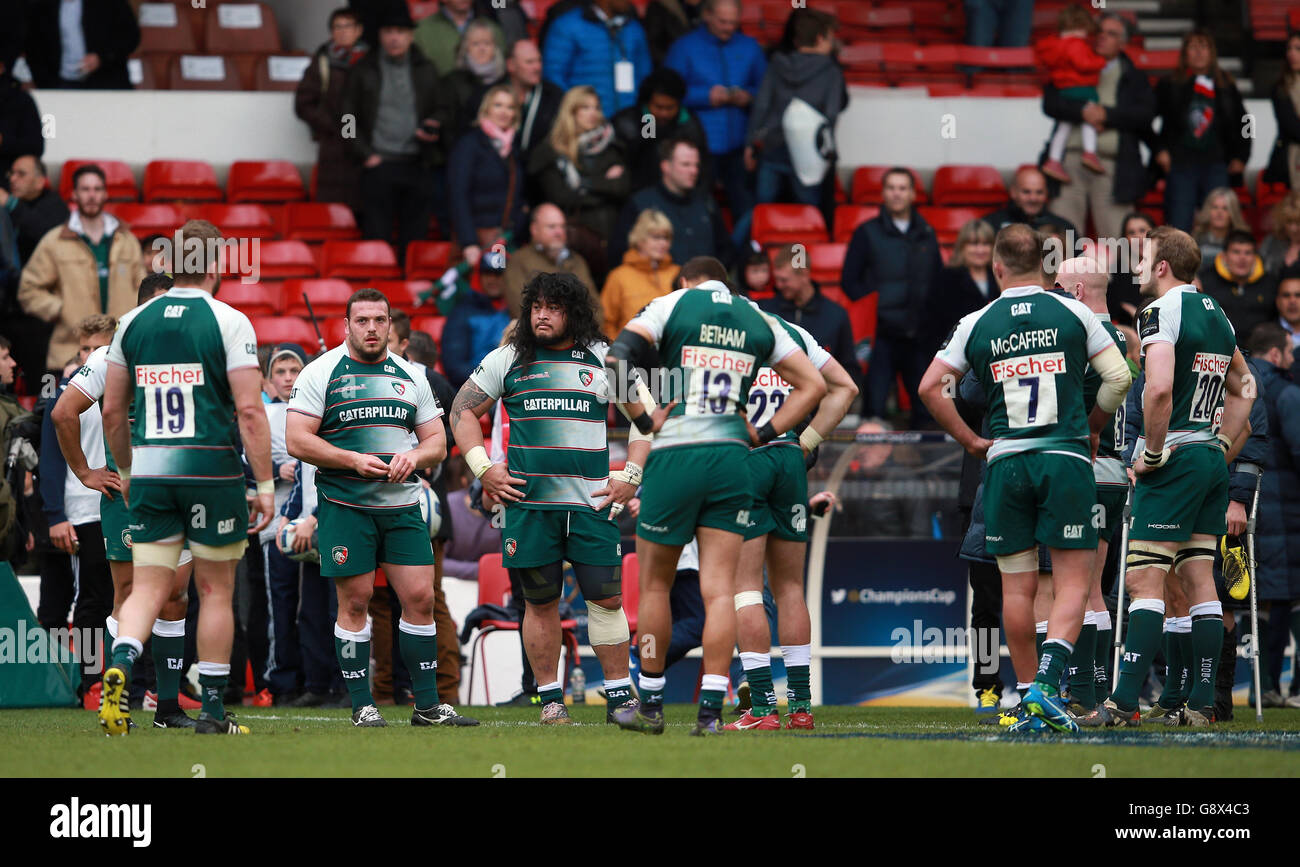 Leicester players defeat hi-res stock photography and images - Alamy