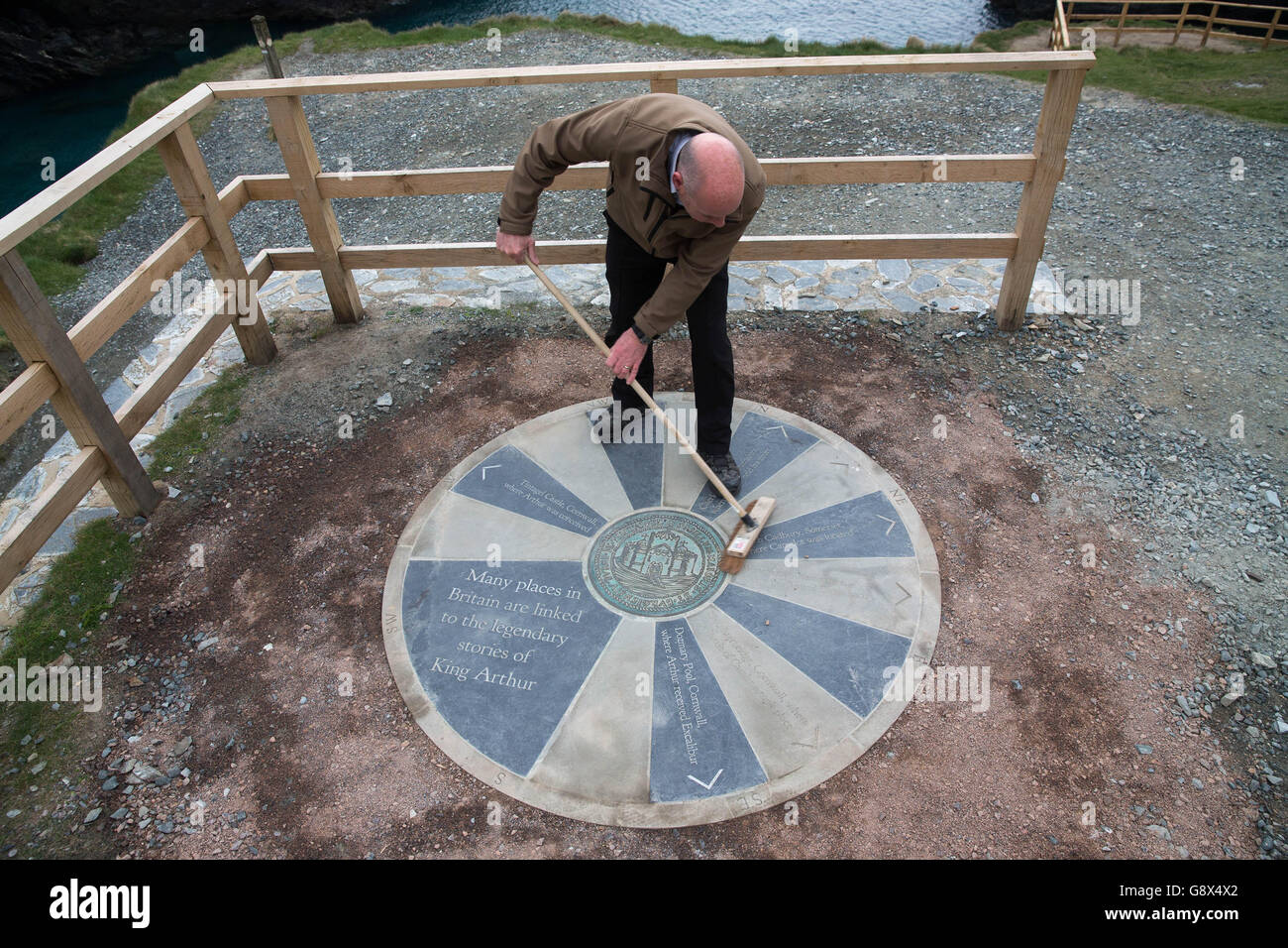 EDITORIAL USE ONLY Matt Ward, English Heritage Property Manager ...