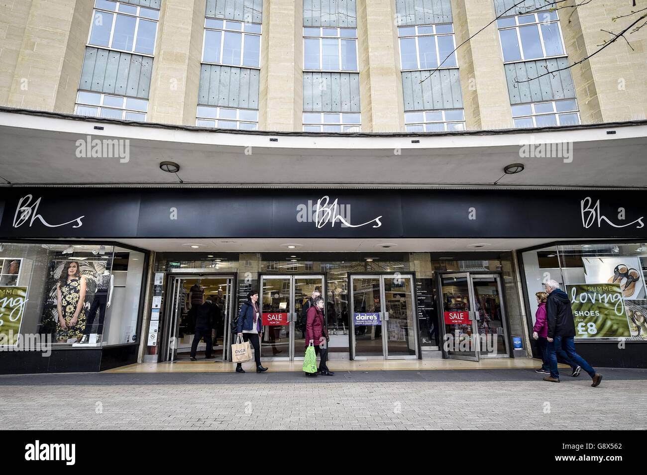 British Home Stores in administration Stock Photo - Alamy