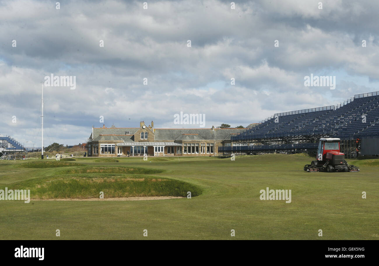 The Open 2016 Media Facilitation Day - Royal Troon Golf Club Stock ...