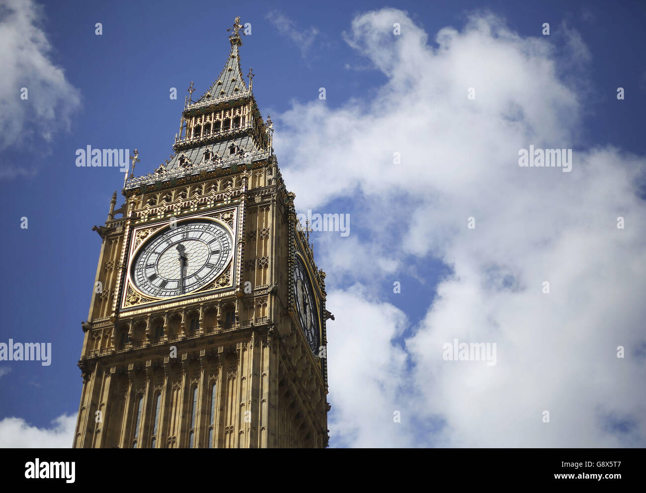 A general view of Elizabeth Tower, which houses Big Ben, at the House ...