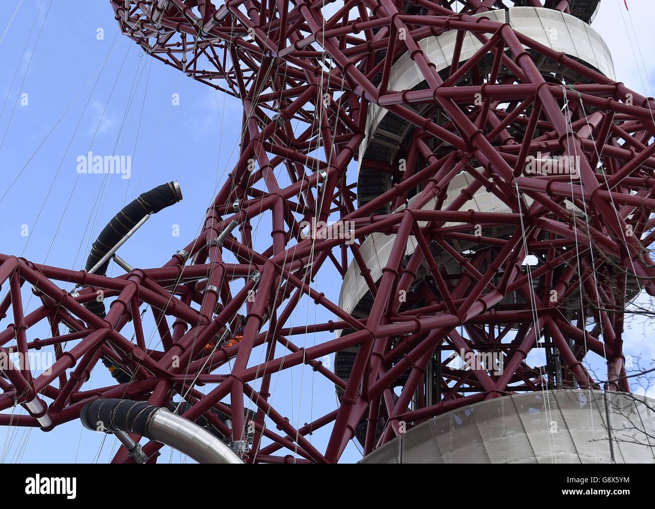 Arcelormittal orbit slide hi-res stock photography and images - Alamy