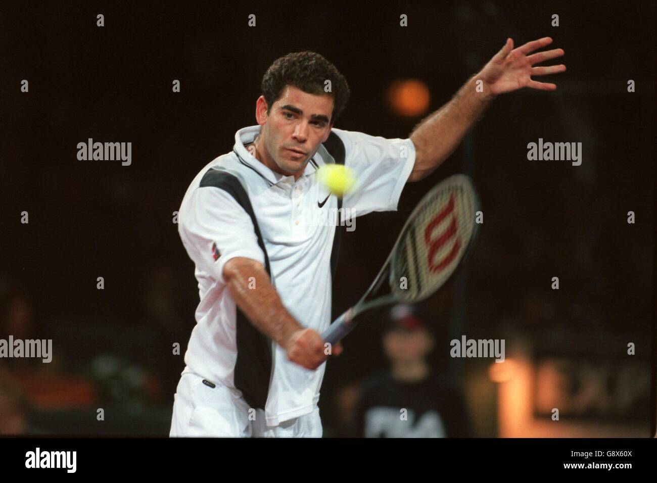 Tennis - ATP World Championship - Pete Sampras v Patrick Rafter Stock ...