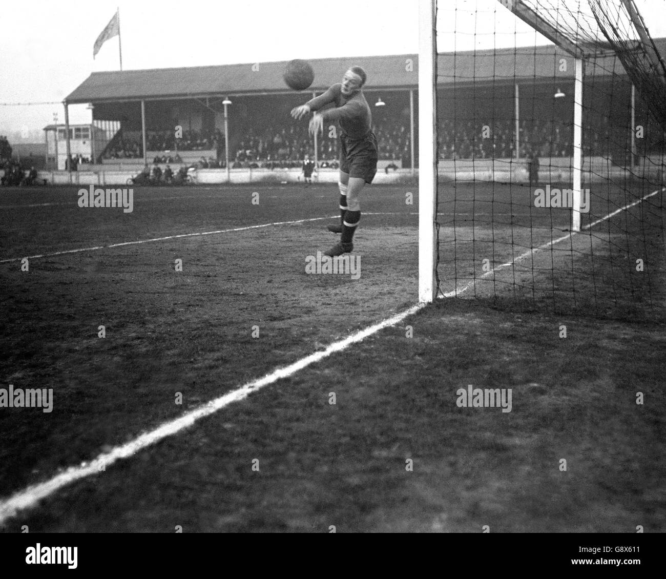 Goalkeeper dive Black and White Stock Photos & Images - Alamy