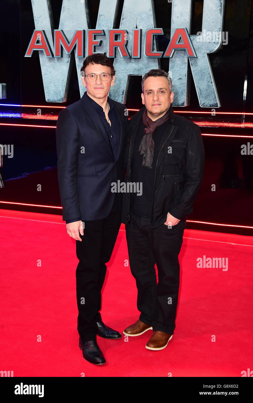 Director Anthony Russo (left) and Director Joe Russo (right) attending ...