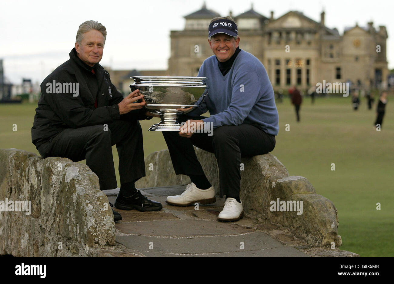 Dunhill links championships michael douglas hi-res stock photography ...