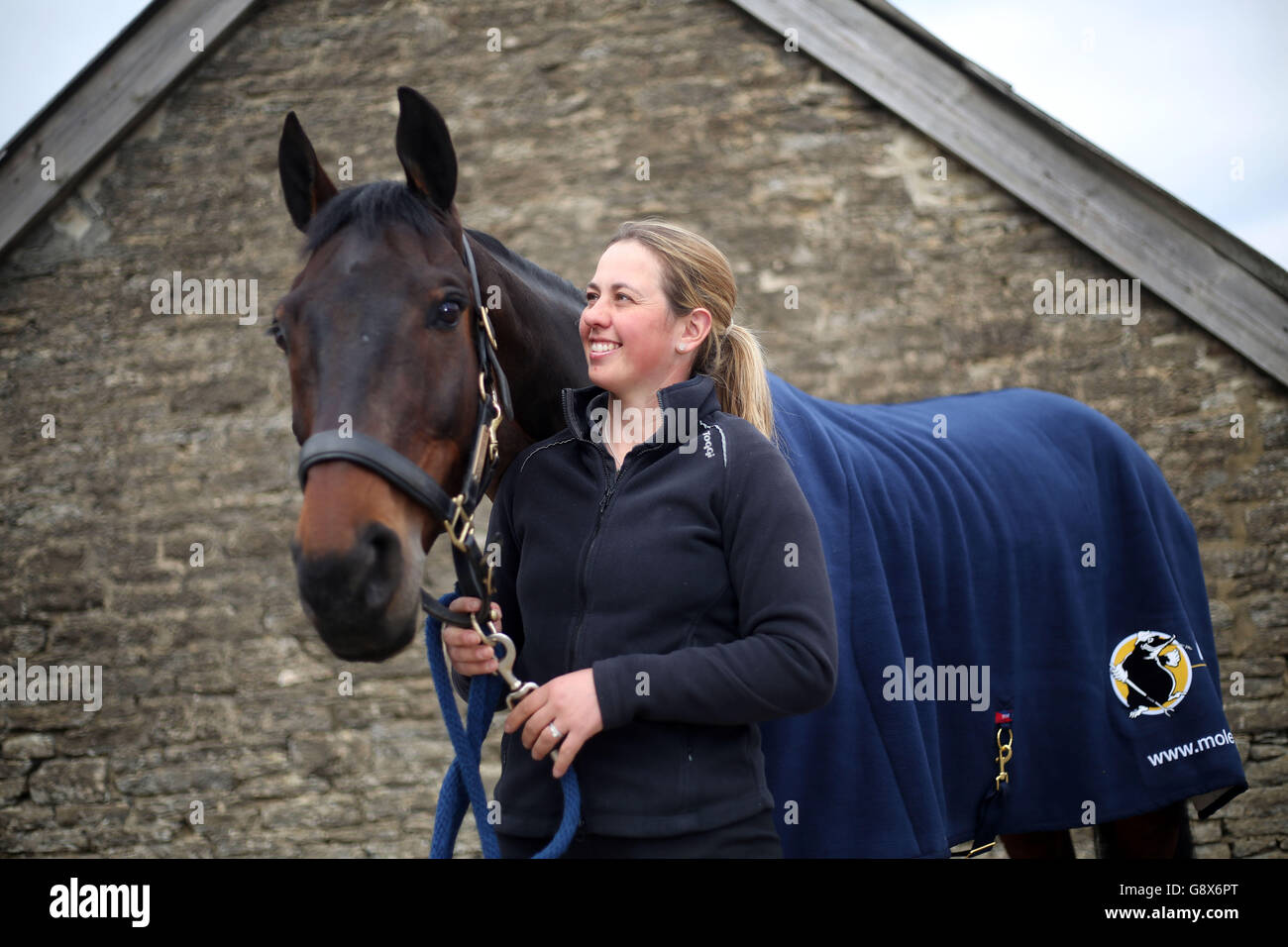 Kitty King Olympic Feature. Eventer Kitty King with her horse Persimmon ...
