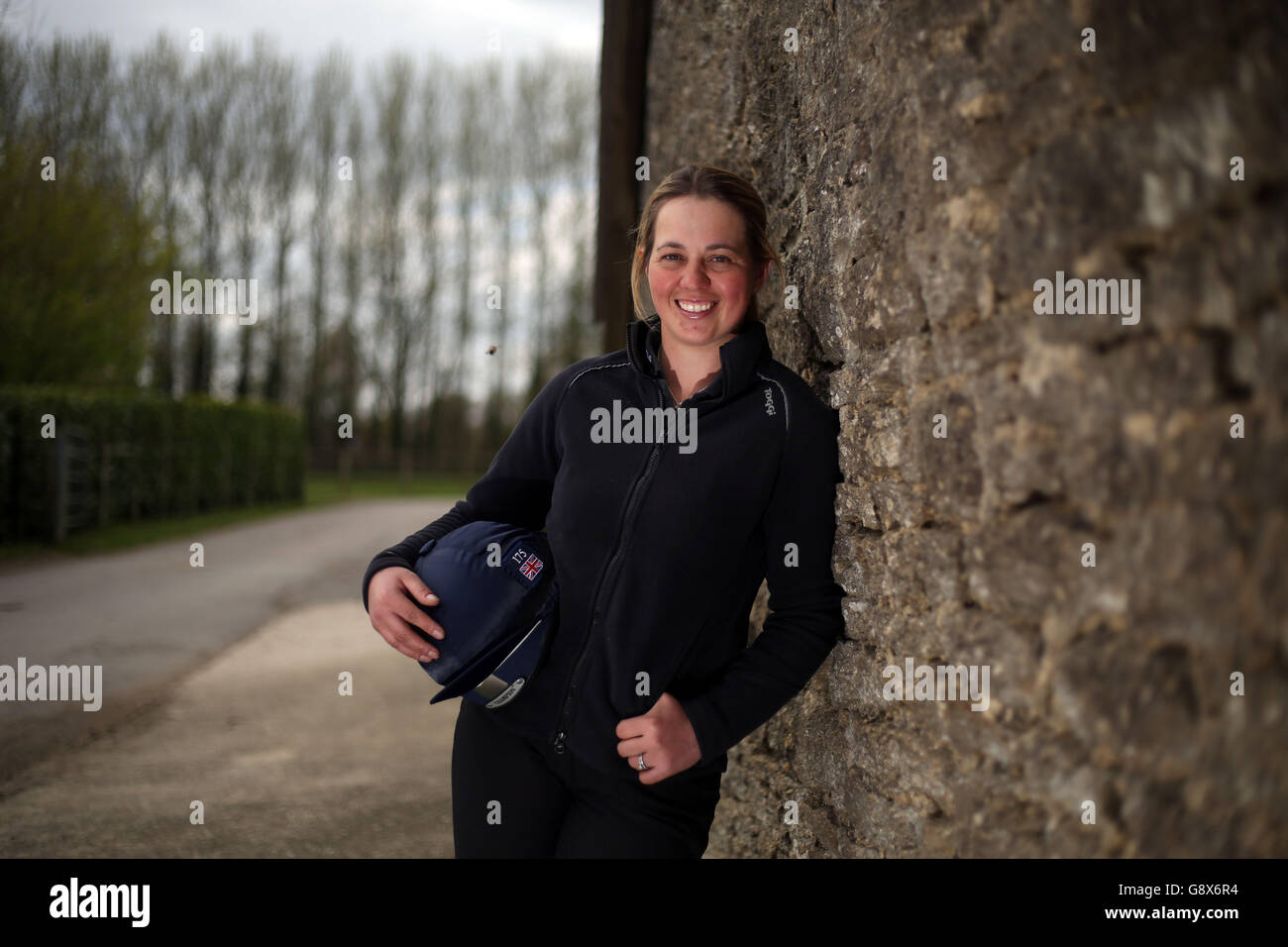Kitty King Olympic Feature. Eventer Kitty King at her yard near ...