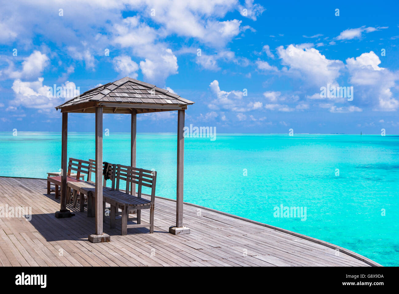 Beautiful tropical view of perfect ideal island Stock Photo - Alamy