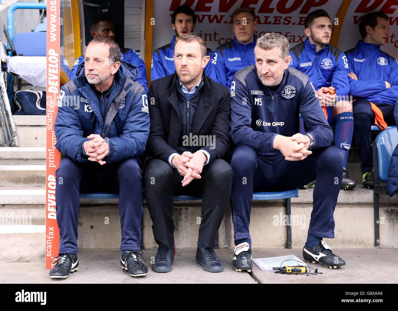 Birmingham city manager gary rowett and mark sale hi-res stock ...