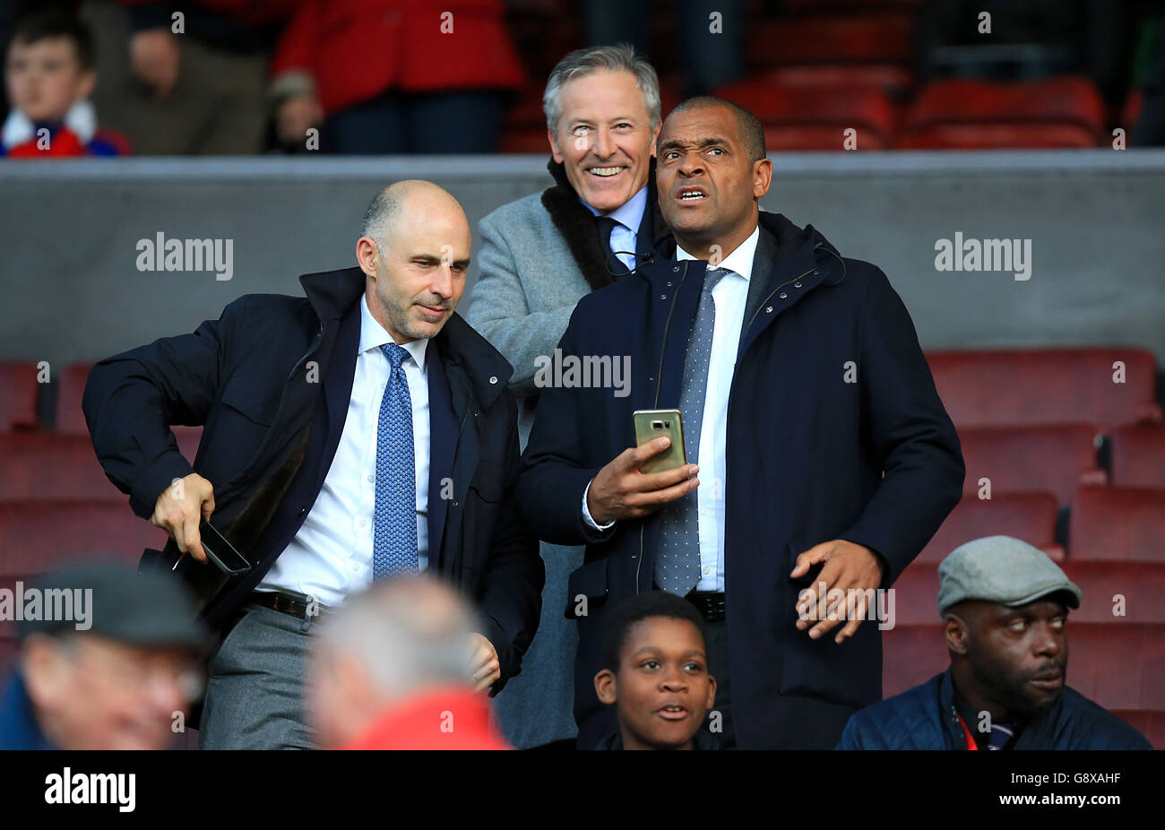 Crystal palace coach mark bright right in the stands hi-res stock ...