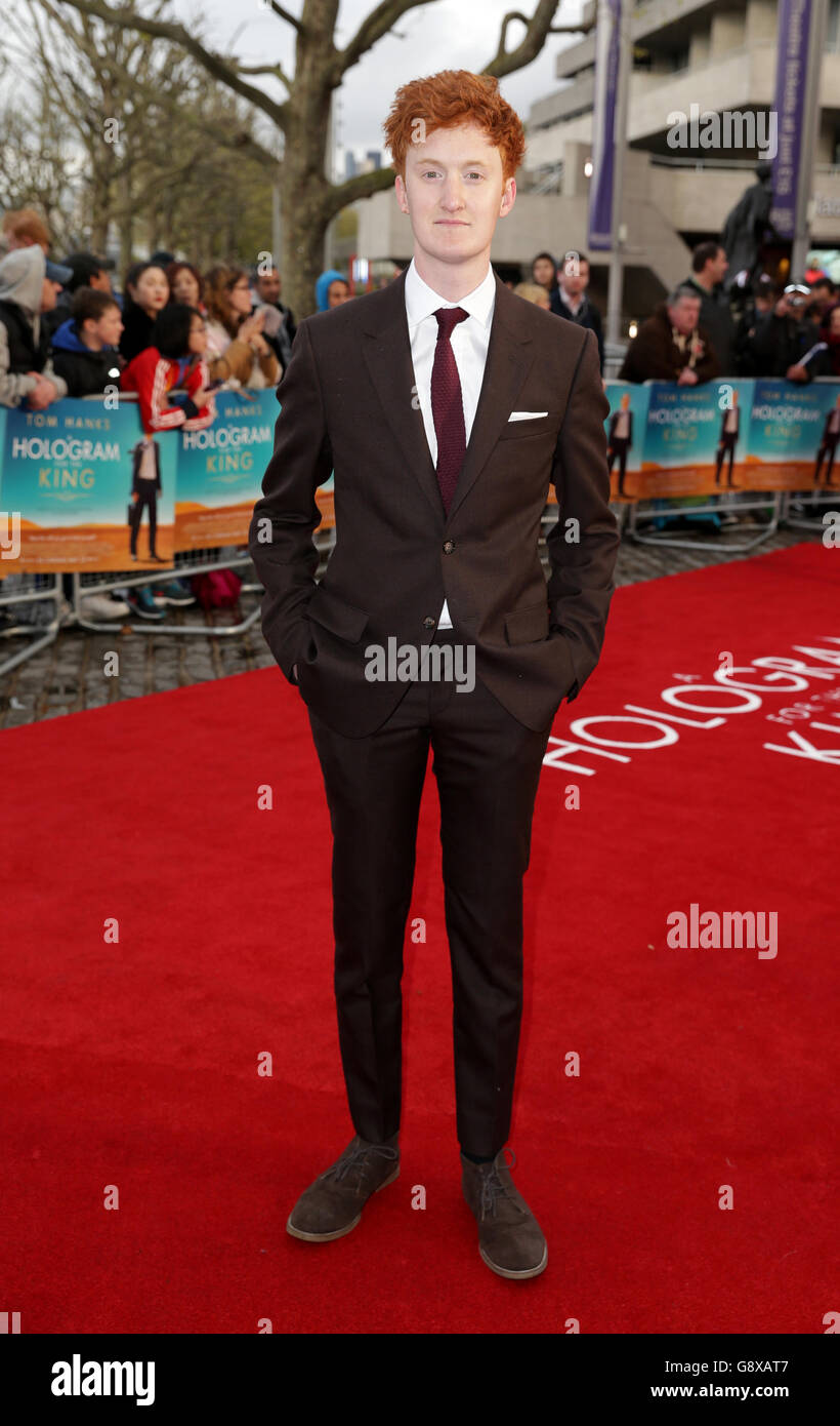 Will Merrick attending the A Hologram For The King UK premiere, at BFI ...