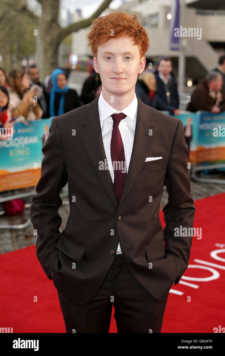 Will Merrick attending the A Hologram For The King UK premiere, at BFI ...