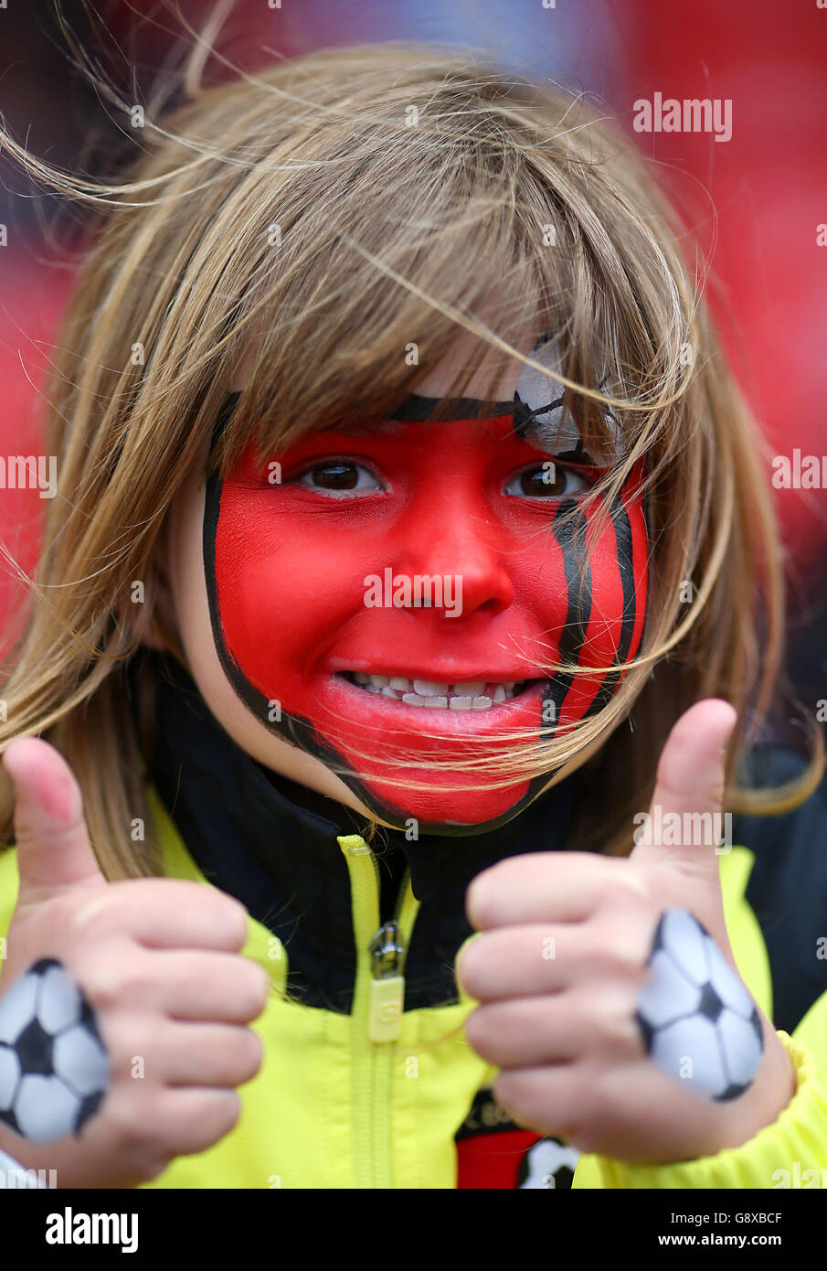 Young bournemouth fans in stands hi-res stock photography and images ...