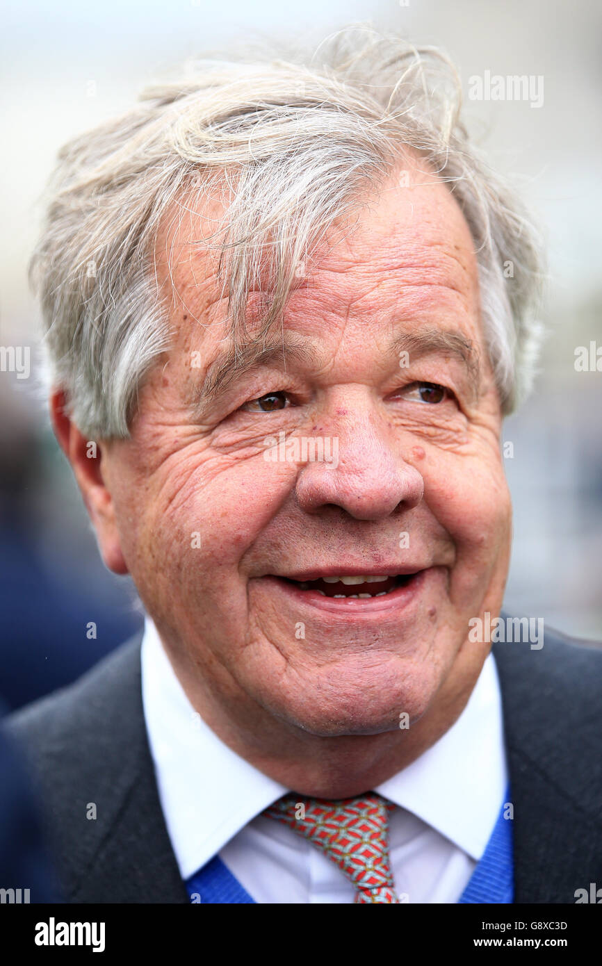 Trainer Michael Stoute during the Bet365 Classic Trial Day at Sandown ...