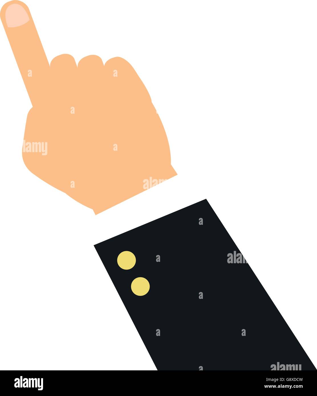 Index Finger Pointing Vector