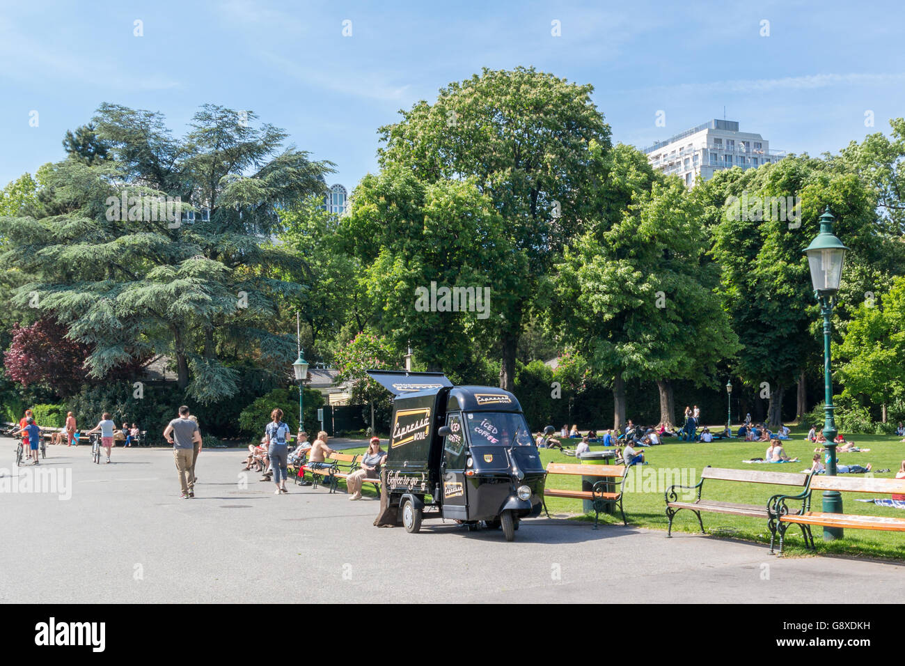 City park of vienna hi-res stock photography and images - Alamy
