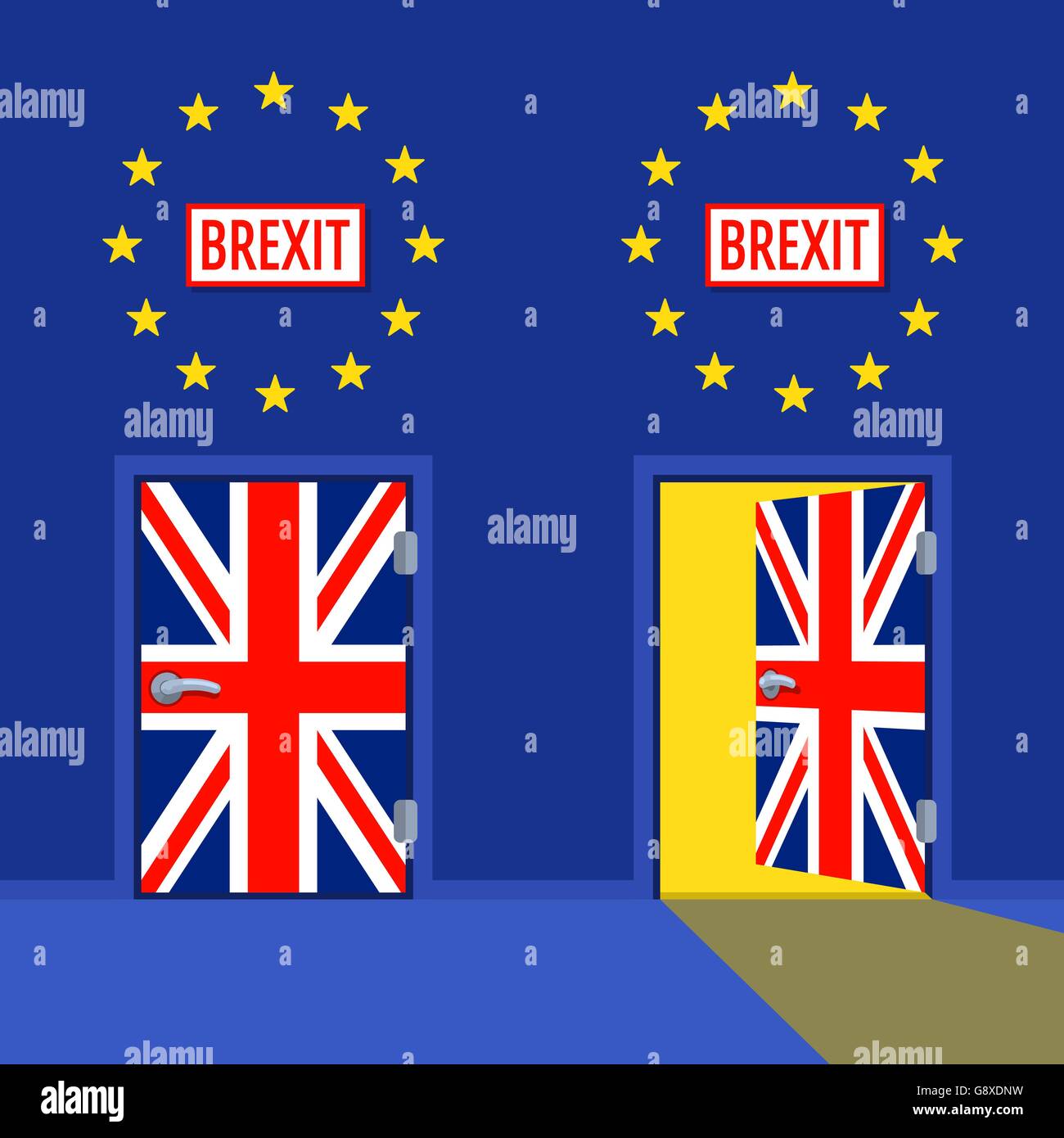 Shut door doors Stock Vector Images - Alamy