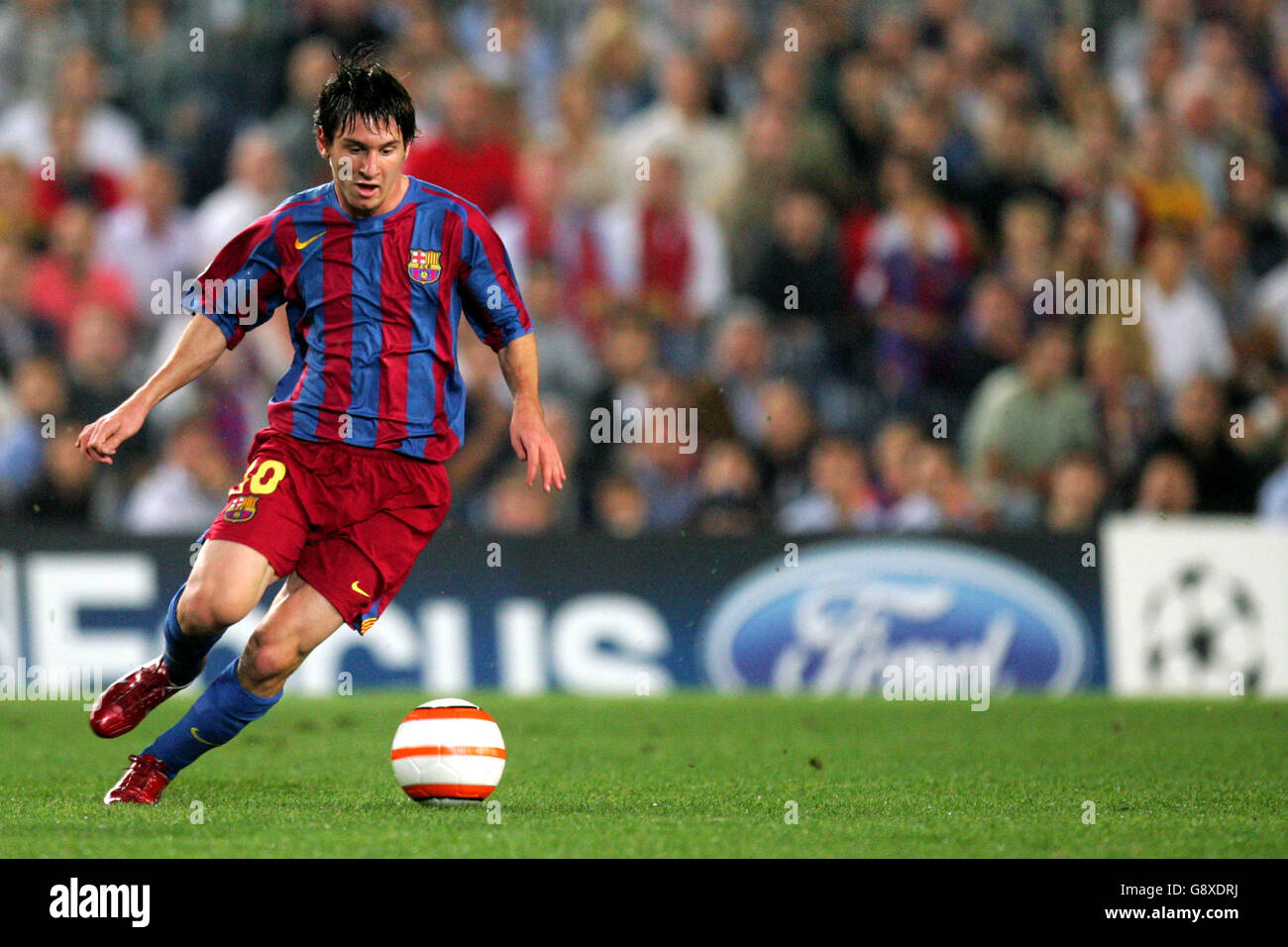 Lionel messi barcelona champions league hi-res stock photography and ...
