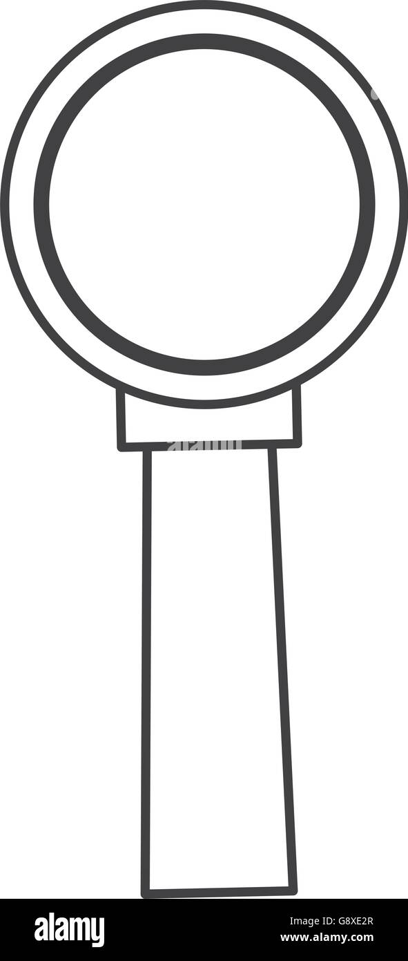 simple magnifying glass Stock Vector Image & Art - Alamy